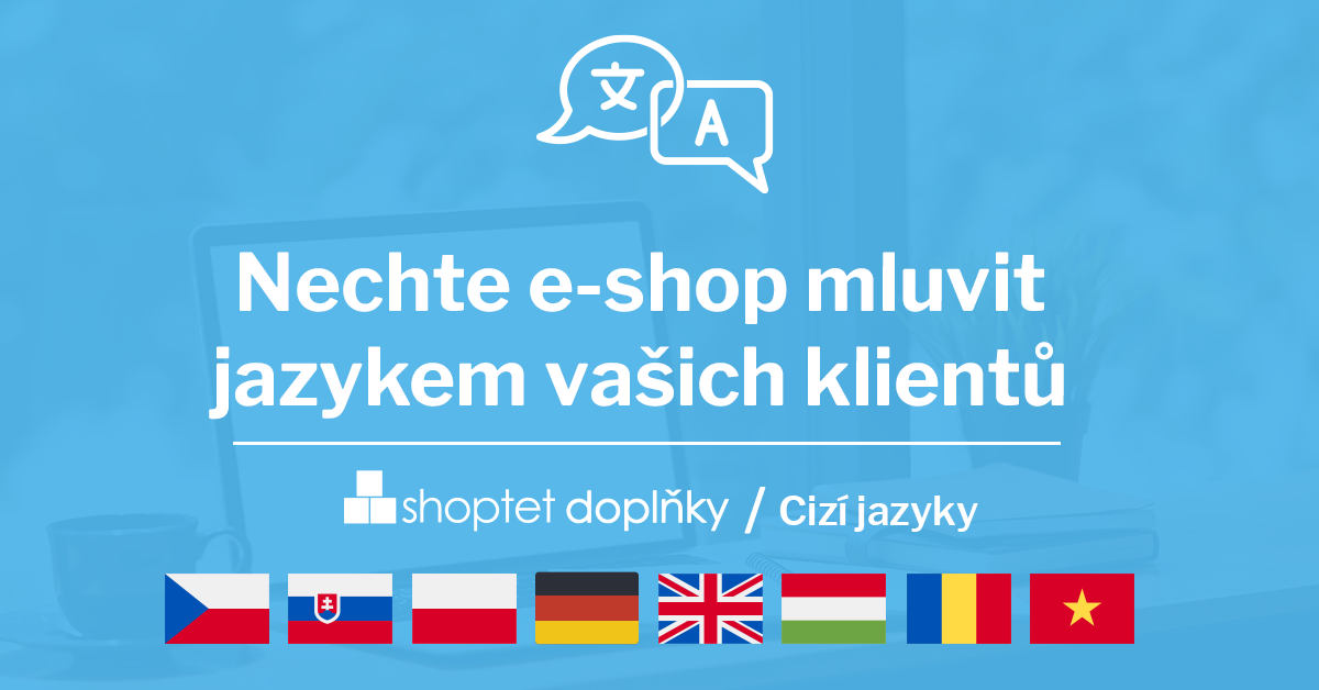 Cizí jazyky - Shoptet Doplňky