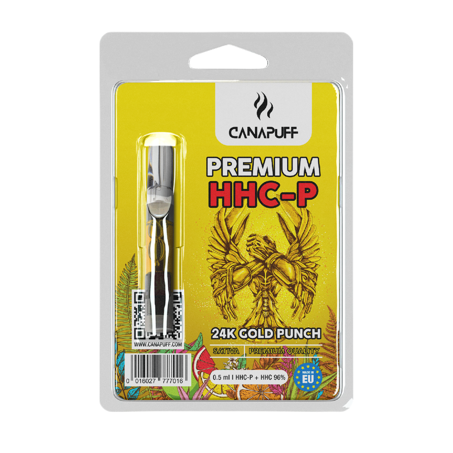 Canapuff - 24K GOLD PUNCH - HHC-P 96% - cartridge - Canapuff Wholesale