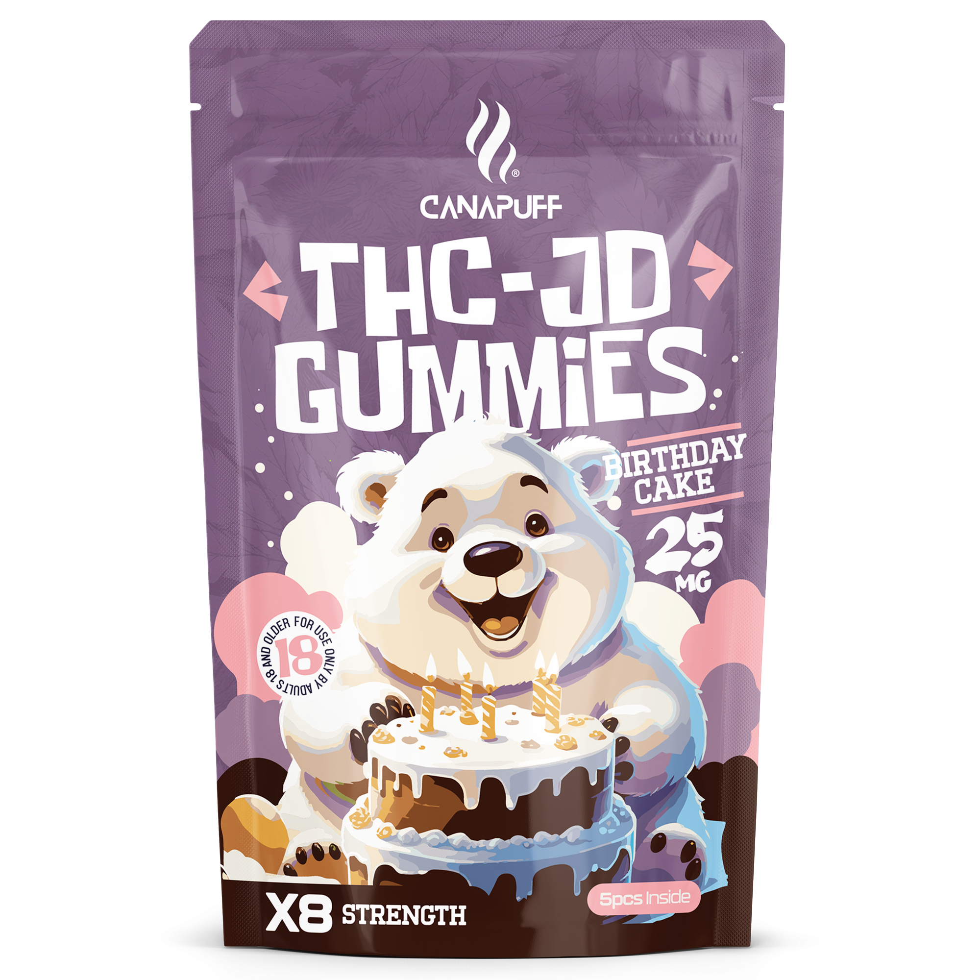 THC-JD Gummies Birthday Cake - Canapuff Wholesale