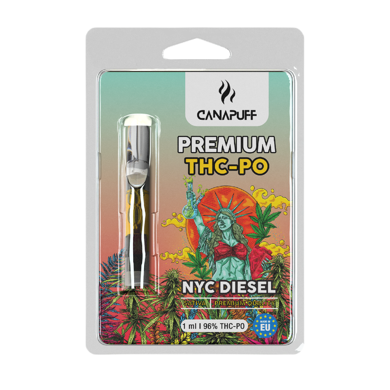 CanaPuff - NYC Diesel - THC-PO 96% - cartridge - Canapuff Wholesale