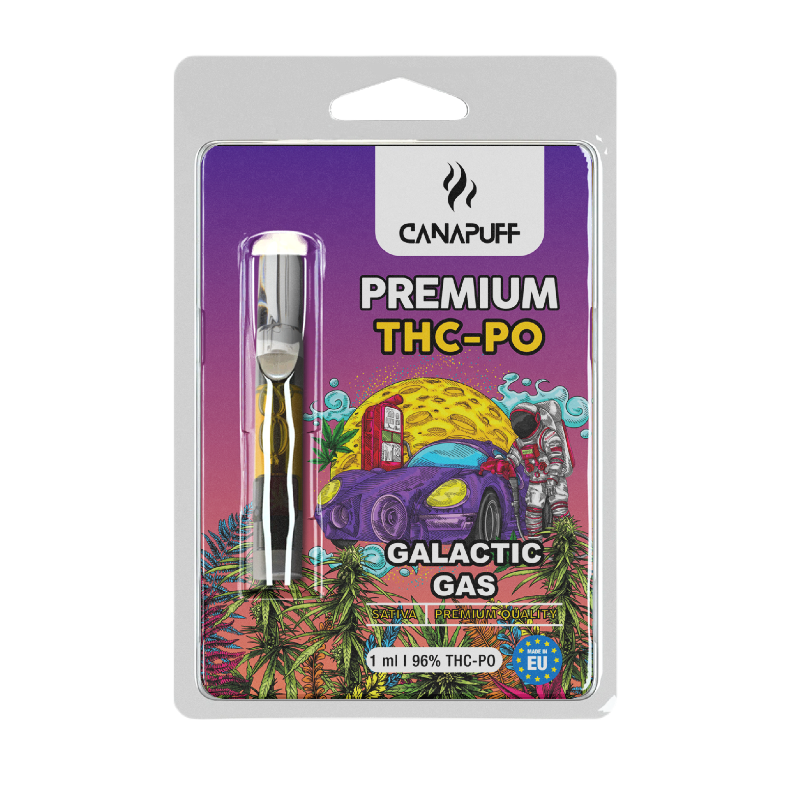 CanaPuff - Galactic Gas - THC-PO 96% - cartridge - Canapuff Wholesale
