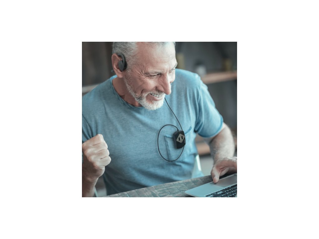 bonein BN803 - kostní naslouchátko s kabelem a jednoduchým ovládáním - Bonein.eu