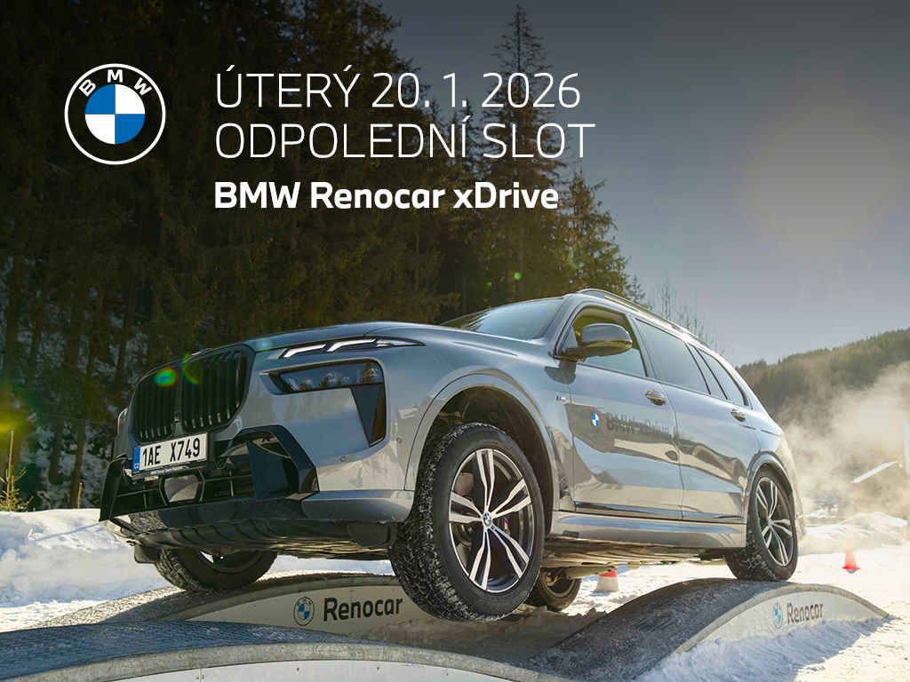 BMW Renocar xDrive úterý 20. 1. 2026 - Renocar DOPLŇKY & LIFESTYLE