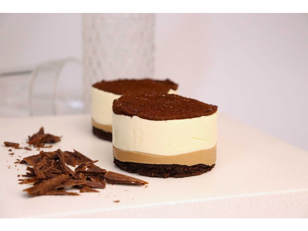 Vanilkový mousse tortička 80g/9ks | Mini dezerty | ROYAL GASTRO