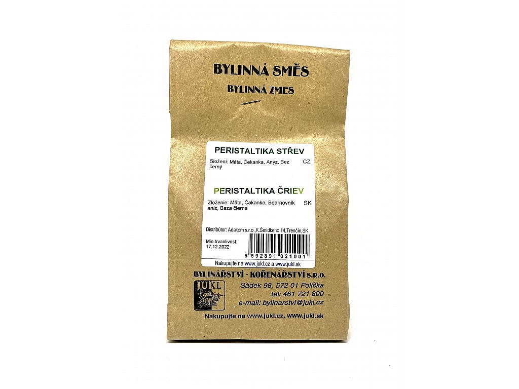 Jukl - Peristaltika střev - Centrum Zelený Anděl