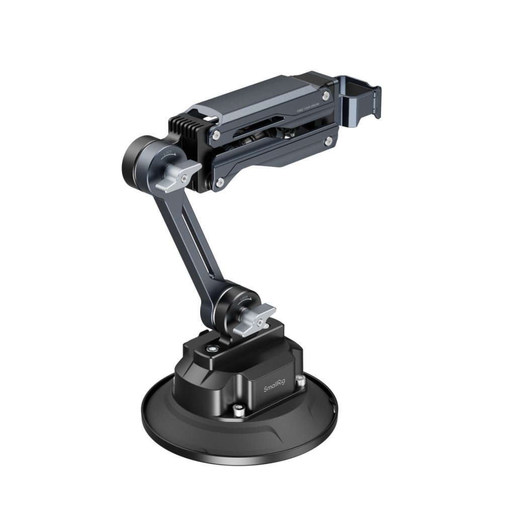 Shock Absorber Support with Electronic Suction Cup for DJI Osmo Pocket 3 / GoPro HERO13 Black ...