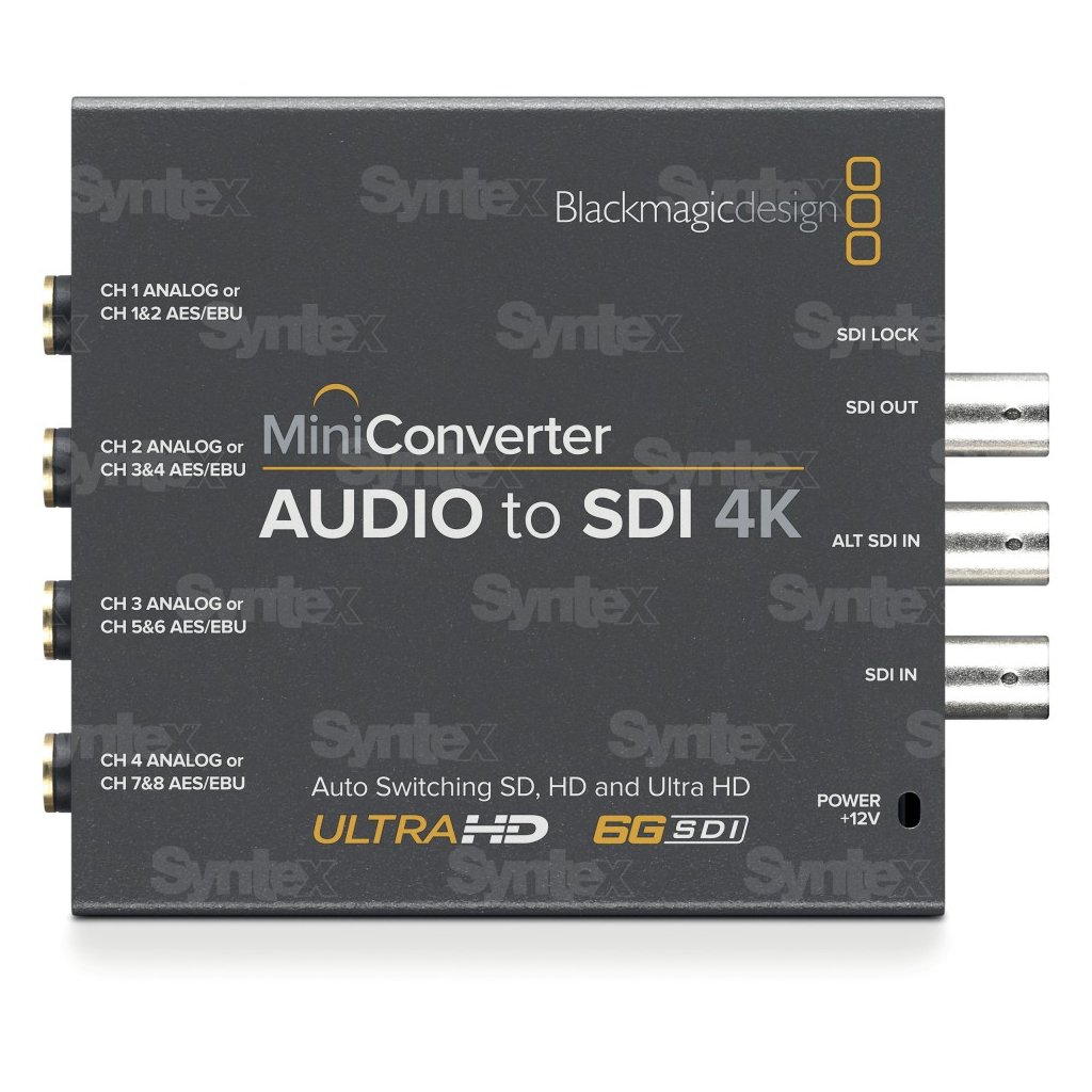 Mini Converter Audio to SDI 4K Blackmagic Design - ZOOMY.SK