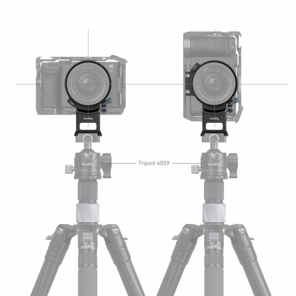 Horizontal-to-Vertical Mount Plate for Sony Alpha 7C II / Alpha 7CR ...