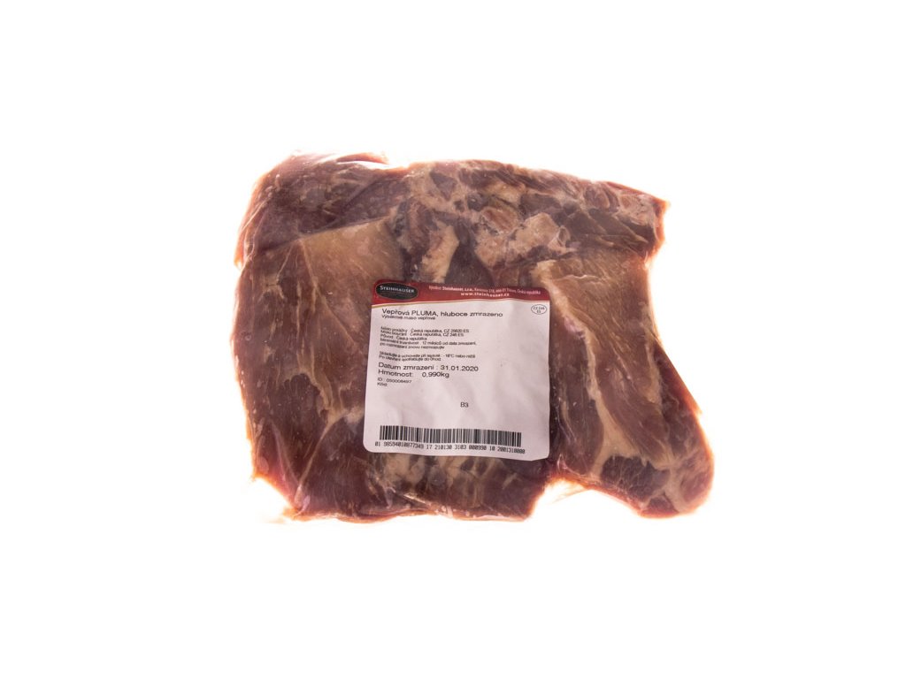 Vepřová pluma mražená cca 200g/ks Krásně prorostlé vepřové maso - Cipa ...