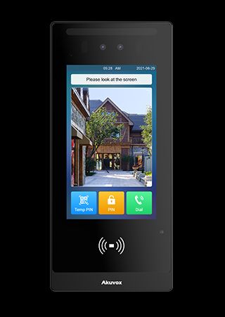Akuvox E18C Smart Video Intercom s FaceID a čtečkou karet - FWG communication s. r. o.