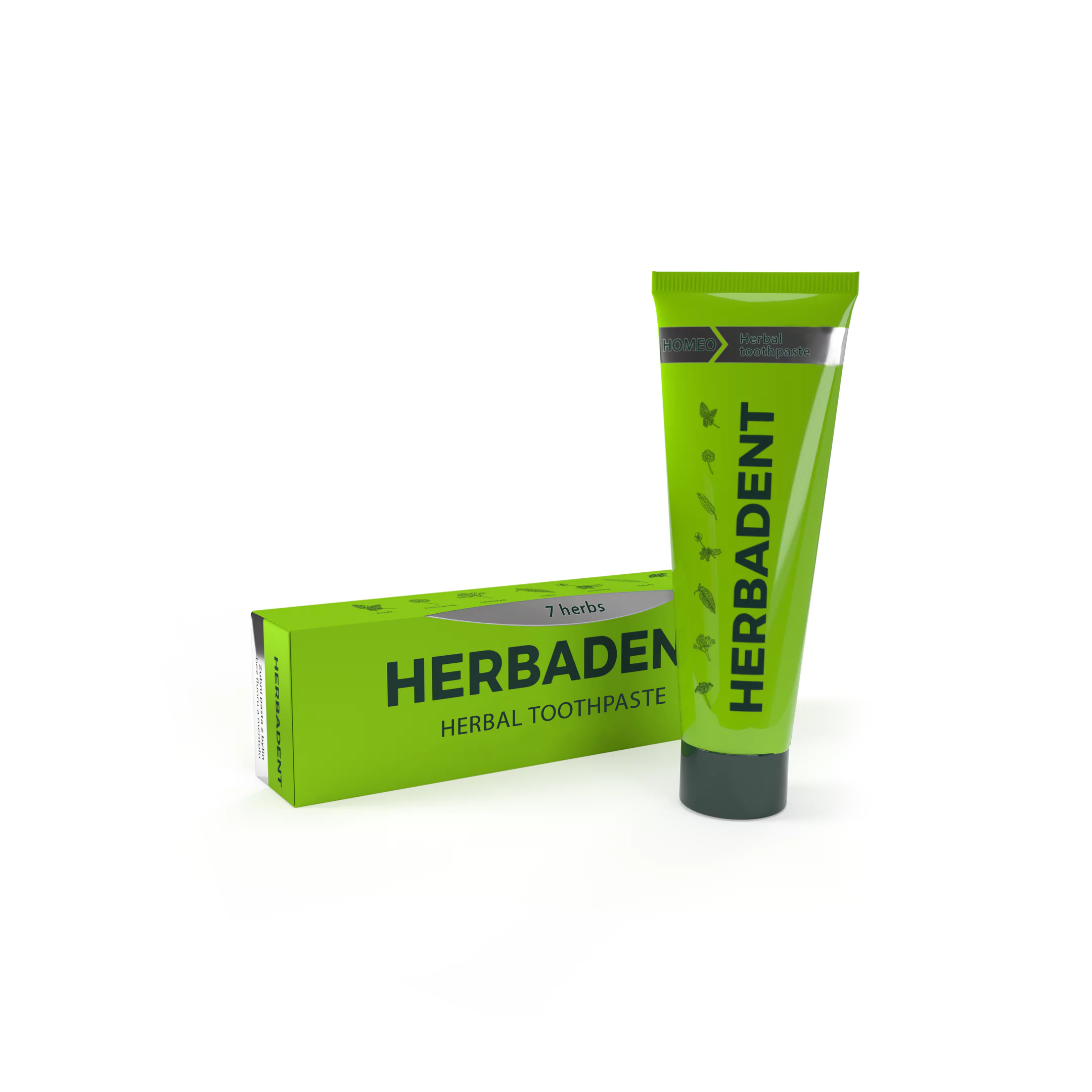 HERBADENT HOMEO Herbal toothpaste free from fluoride and menthol 100 g ...