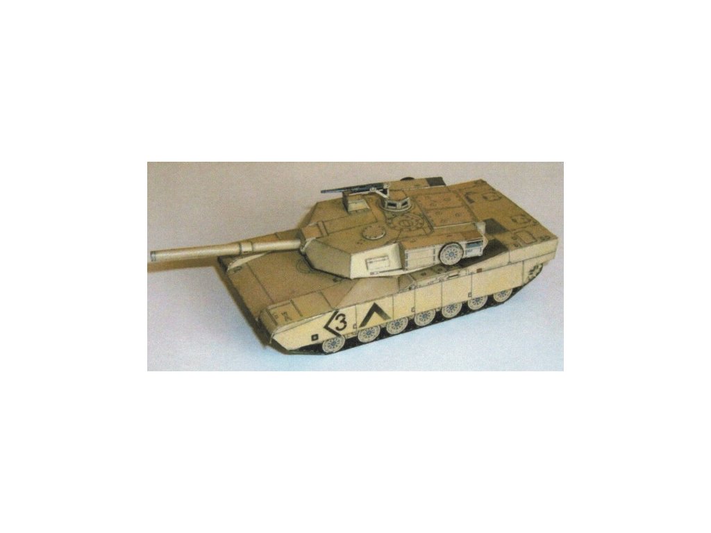 Abrams M-1A1 - PaperModel.cz