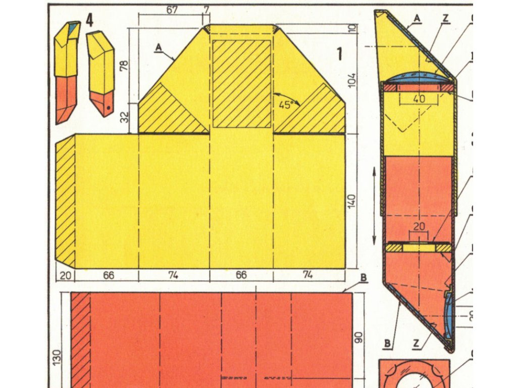 periskop do přírody - PaperModel.cz