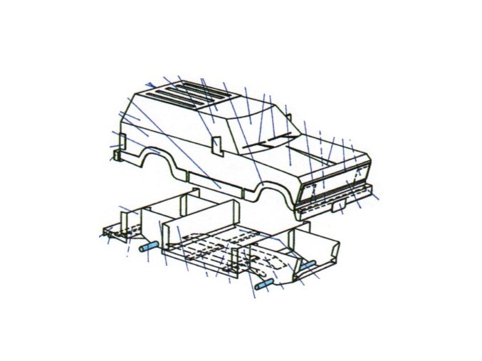 Ford Bronco 4x4 - PaperModel.cz