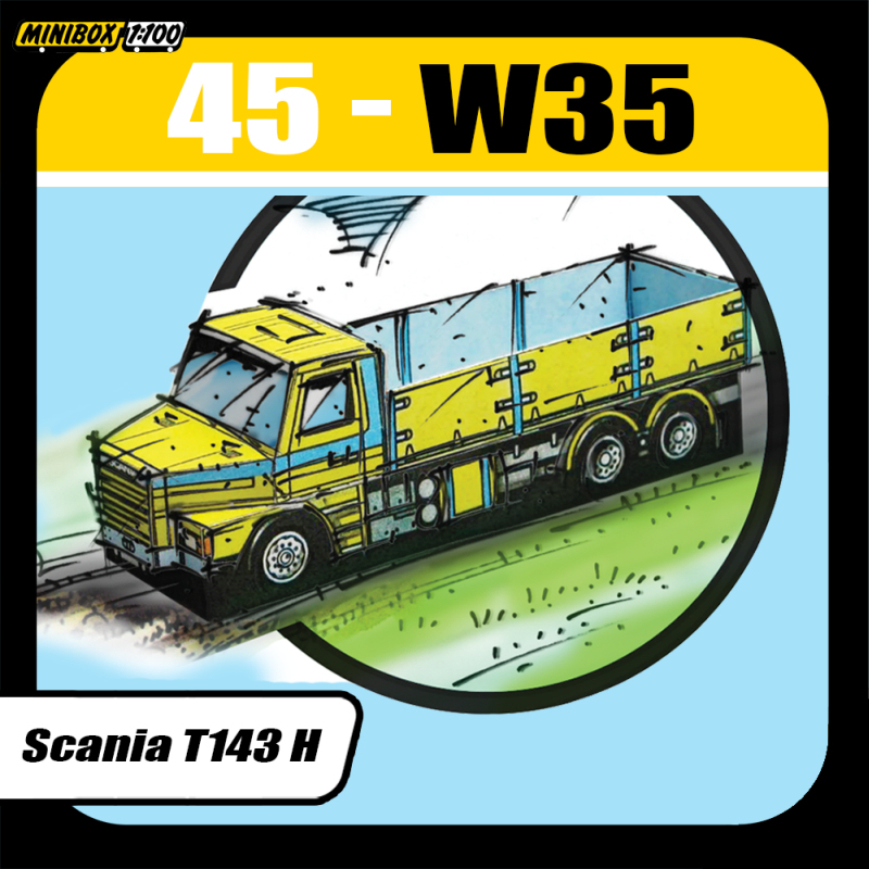 Scania T143 H - PaperModel.cz