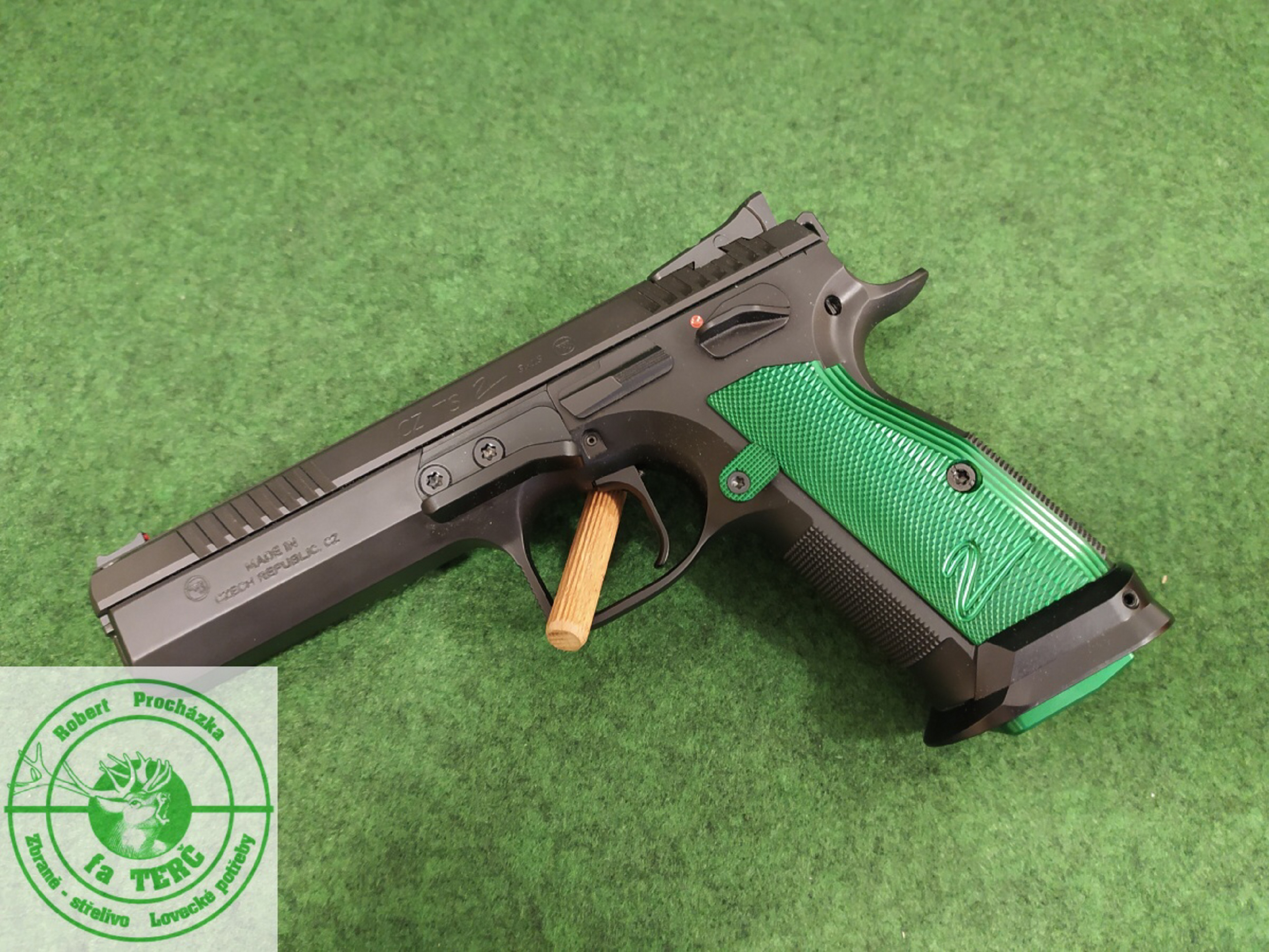 CZ TS 2 RACING GREEN 9x19 | Zbraně střelivo Procházka Rakovník