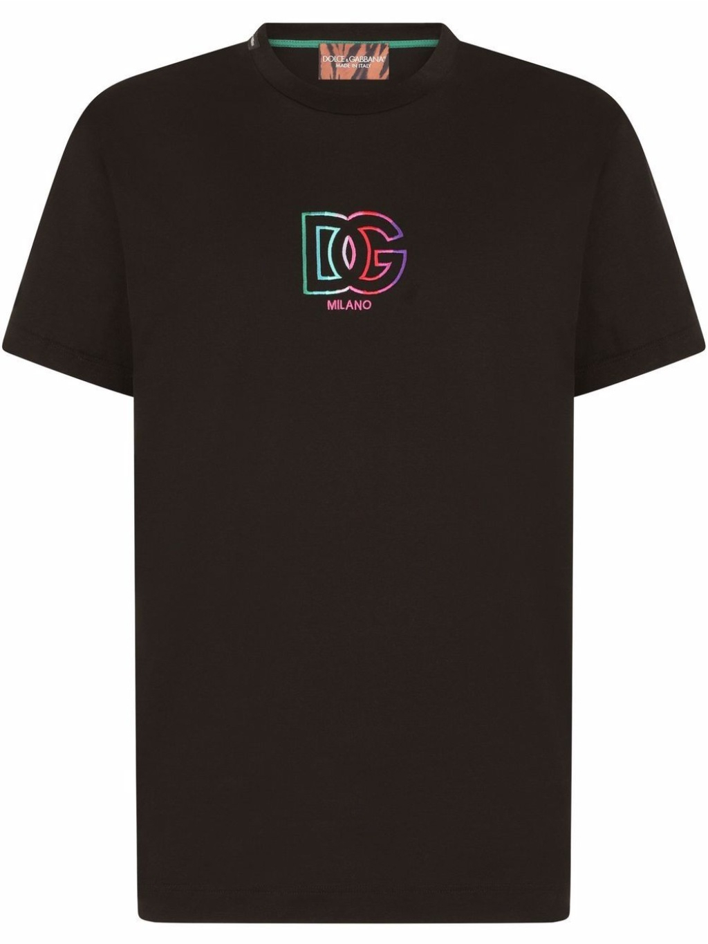 DOLCE & GABBANA Rainbow Black tričko | 10k.sk