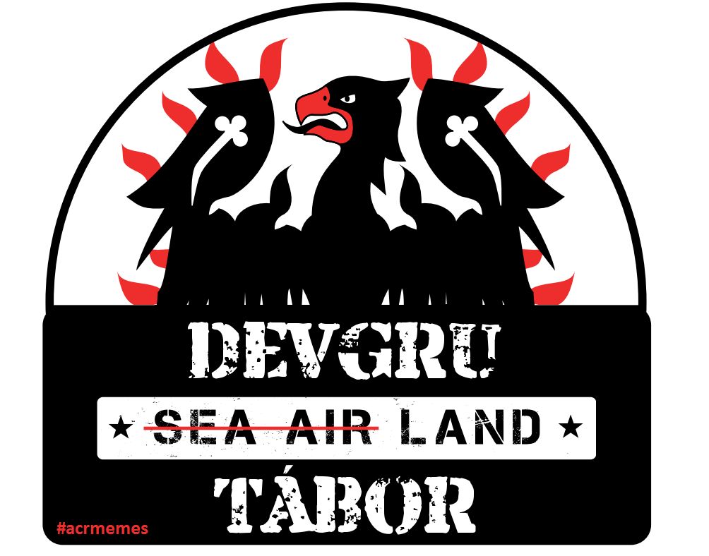 Samolepka - DEVGRU Tábor - AČR MEMES
