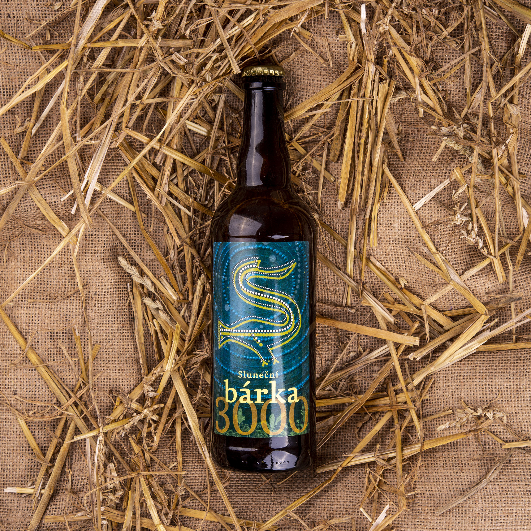 0,7 SLUNEČNÍ BÁRKA 3000 14° - Svrchně kvašené bylinkové pivo - AGNES