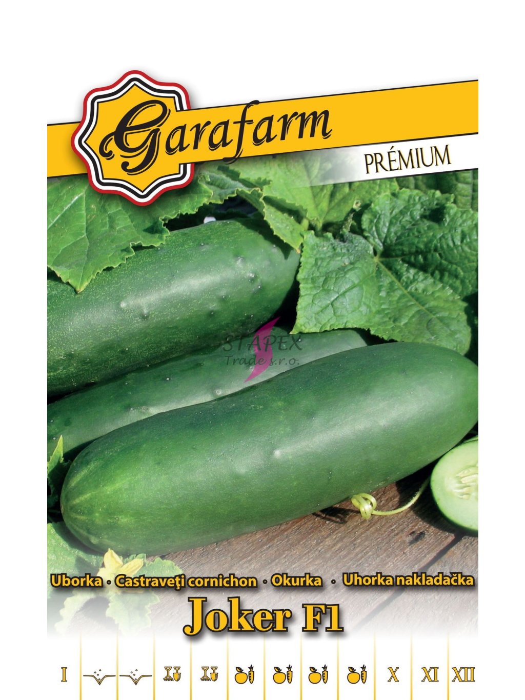 Uhorka siata nakladačka 'JOKER F1' 1g - Agrocentrum Topoľníky
