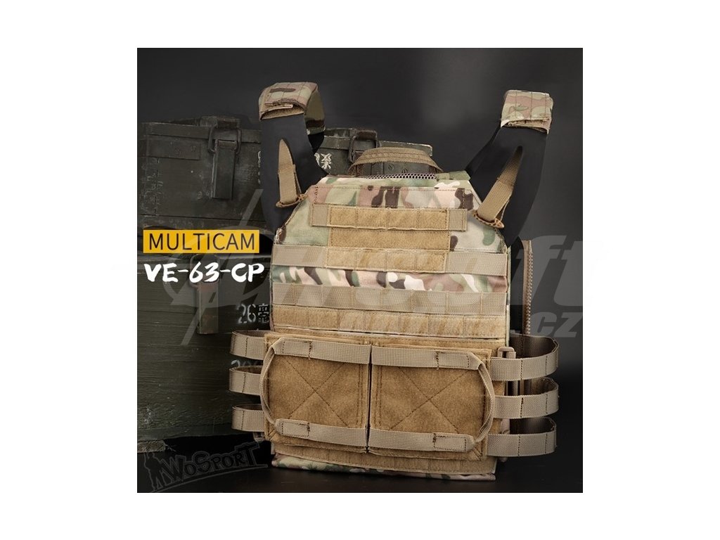 Vesta plate Carrier JPC 2.0 - Multicam, Wosport - Airsoft-online.cz
