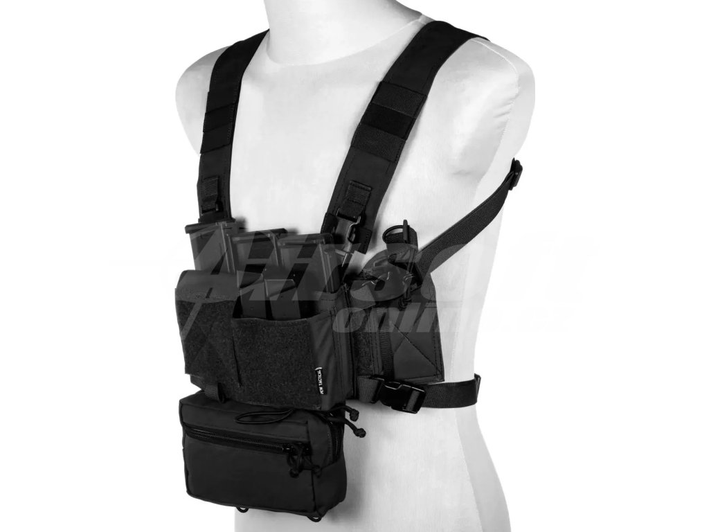 Taktický Chest Rig MK4 - černý, PEW Tactical - Airsoft-online.cz