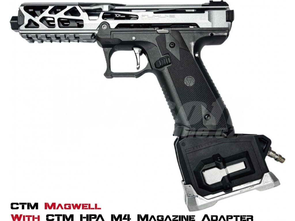CNC Magwell pro AAP01 - červený, CTM TAC - Airsoft-online.cz