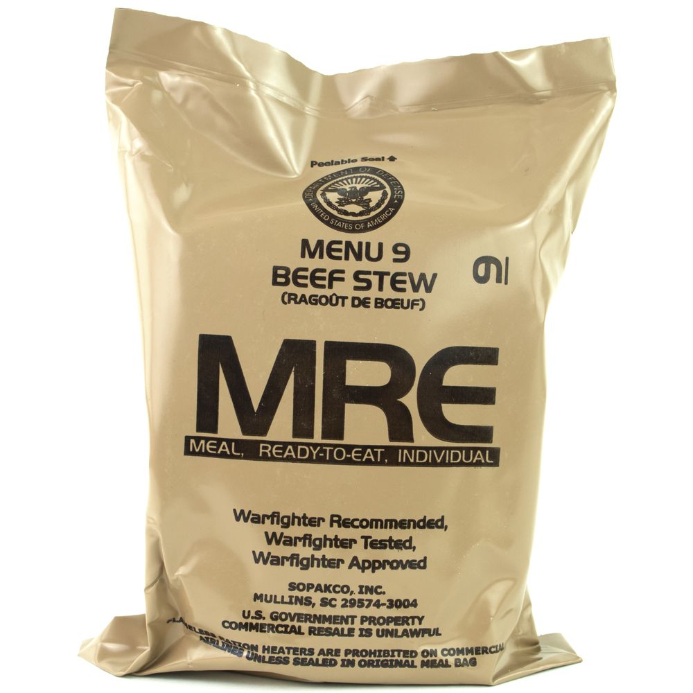 MRE Menu 9 BEEF STEW - eshop AirsoftFenix.cz