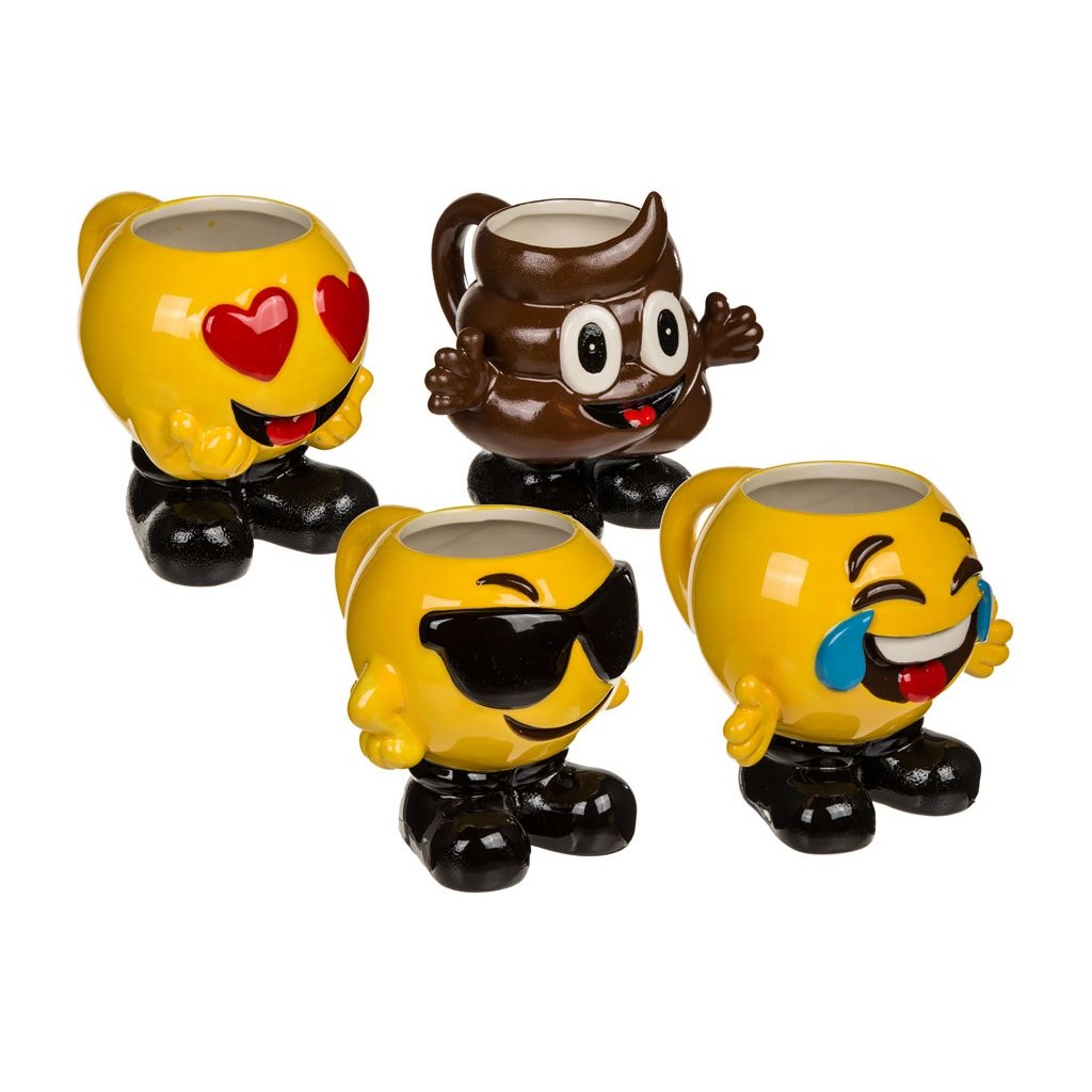 Emoji hrnček 3D - smiech - Ajťáci.sk