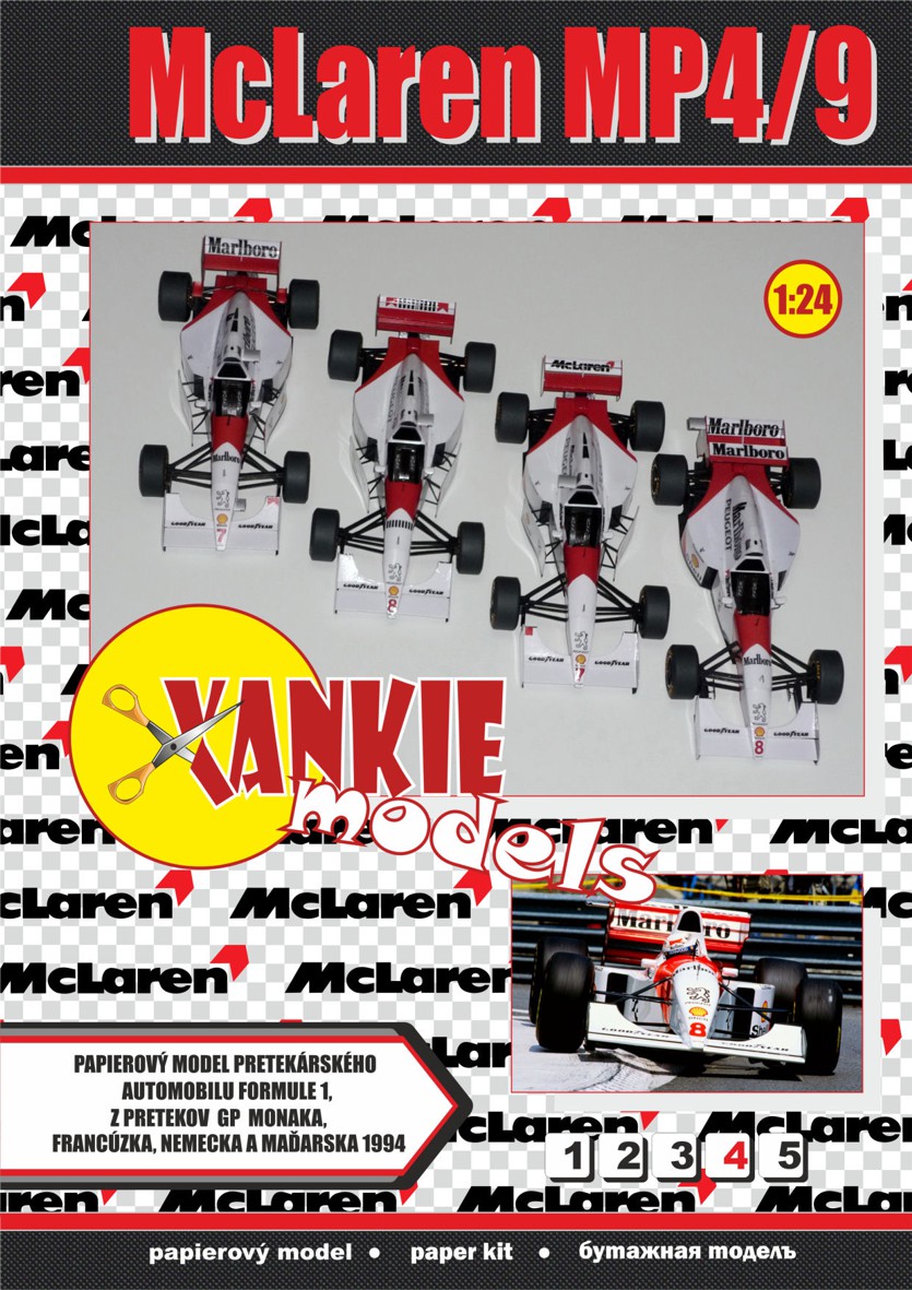 McLaren MP4/9 (GP Monaco 1994) - AKI models