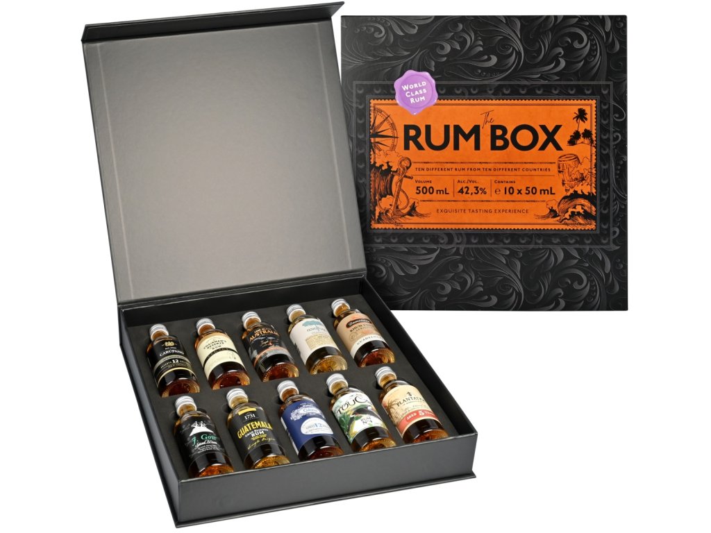 1423 Aps The Rum Box Purple Edition 42,3 % 10x 0,05 l - Alkoholový shop