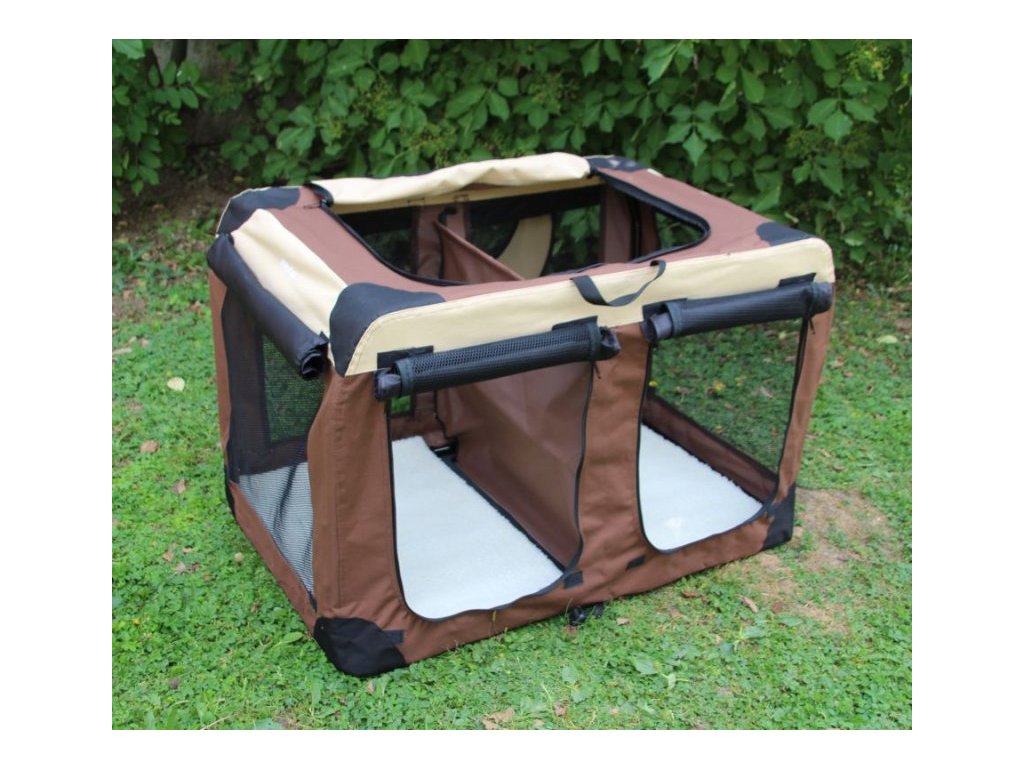 Skládací box pro psa, přepravní transportní boxy, boudy, přepravky ...