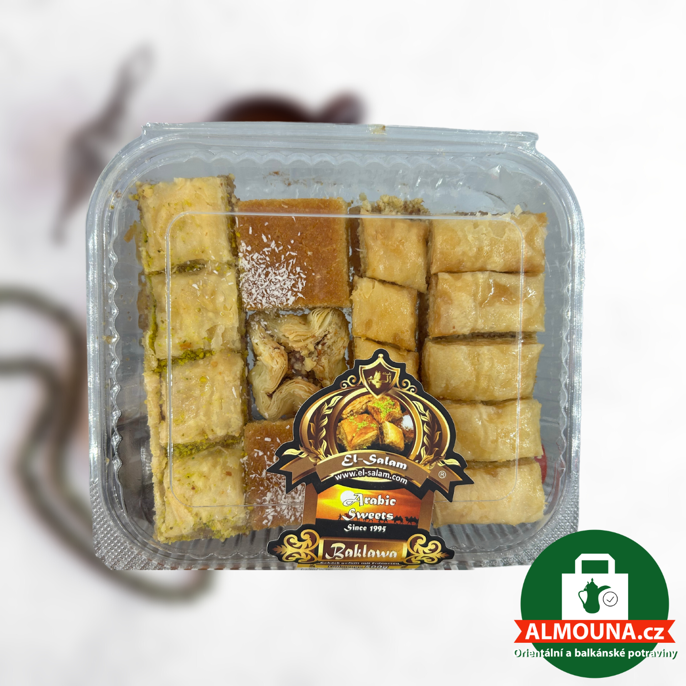 Baklava mix 500g ( بقلاوة مشكلة السلام ) - Al Mouna المونة