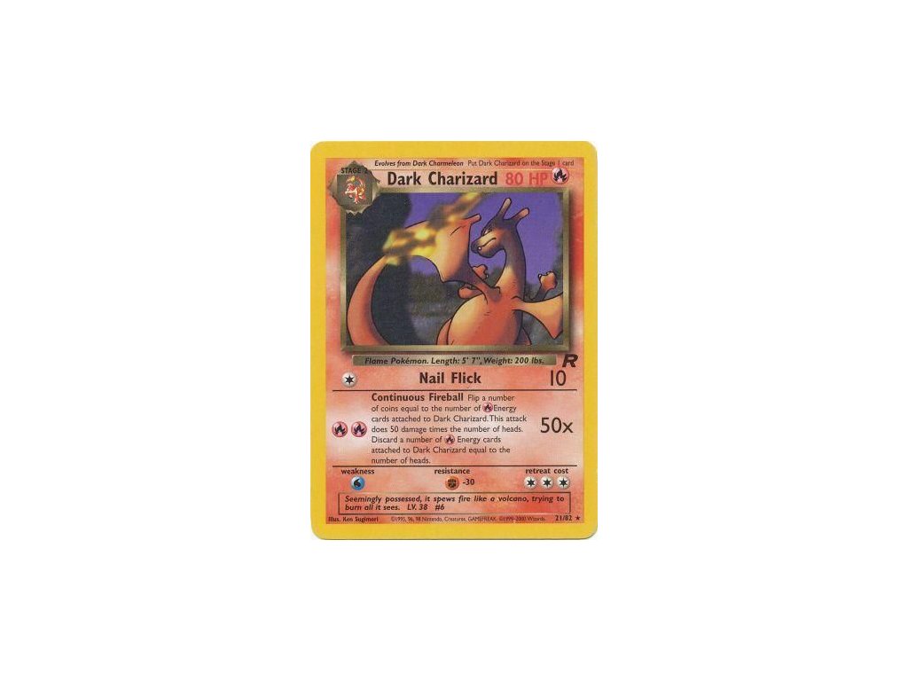 21/82 Dark Charizard - Team Rocket - Alola.cz