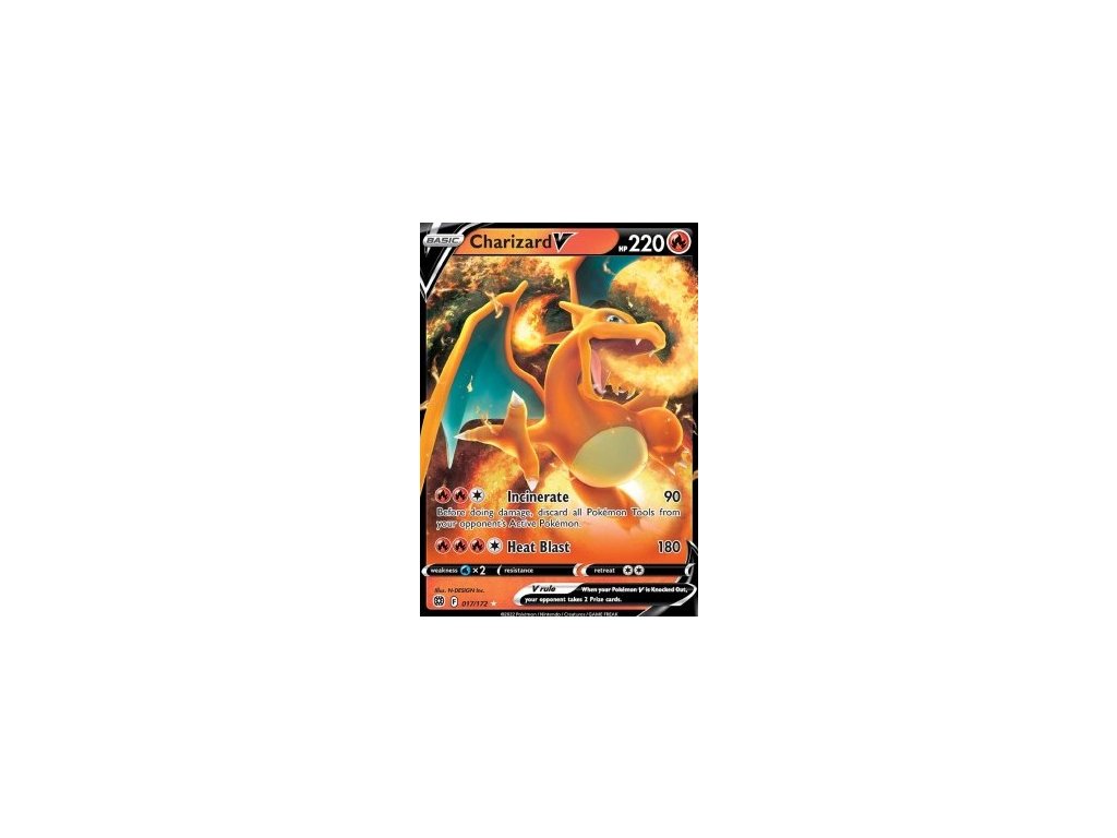 017/172 Charizard V - Brilliant Stars - Alola.cz