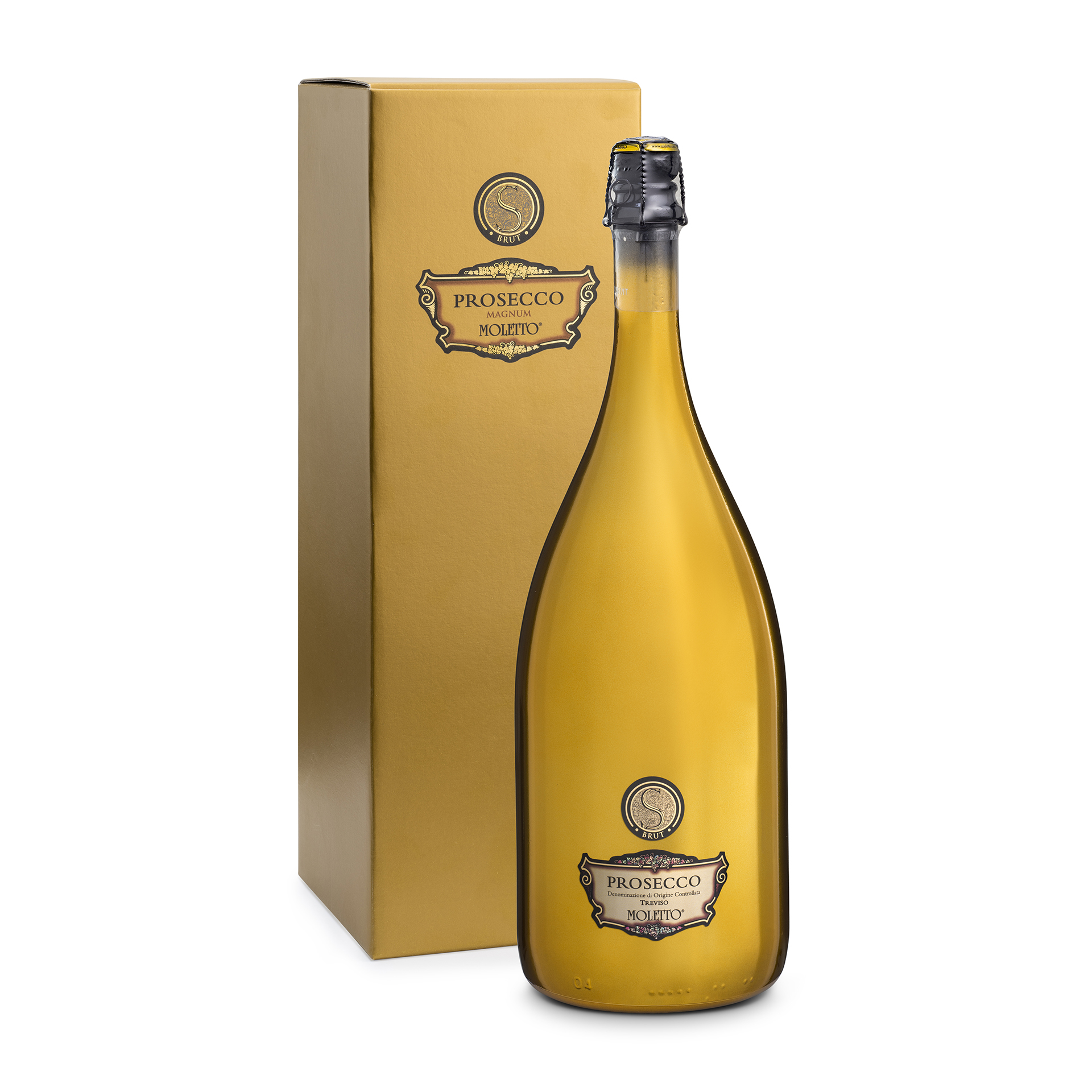 Prosecco Moletto Gold DOC Treviso Magnum, 1,5L, 11% alk. - Aperittivo