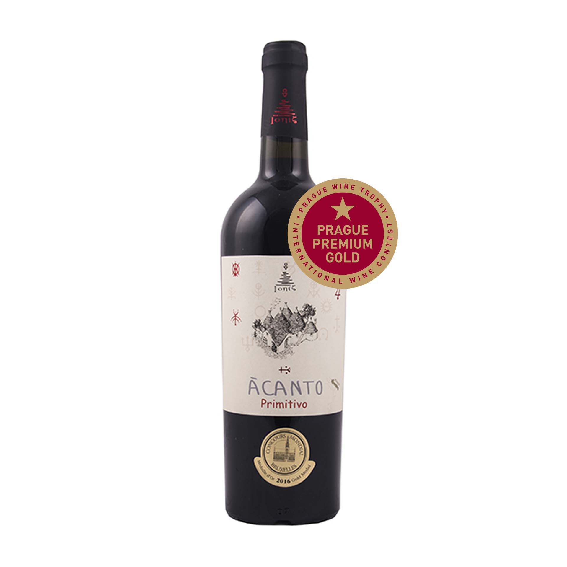 Ionis Acanto Primitivo 2022, 0,75L, 13,5% alk. - Aperittivo