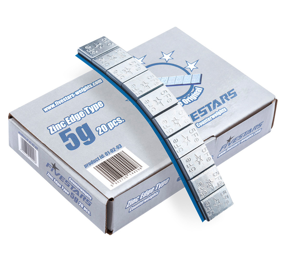 Fivestars 01-02-93, Lepicí ocelové závaží pro hliníkové disky 5g ...