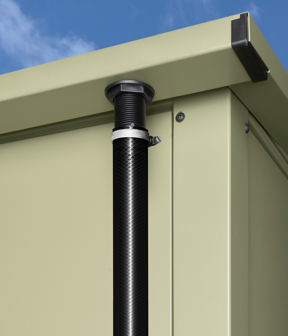 Sada hadic HÖRMANN pro dešťový odpad černá + upěvňovací materiál | ARKEN.CZ