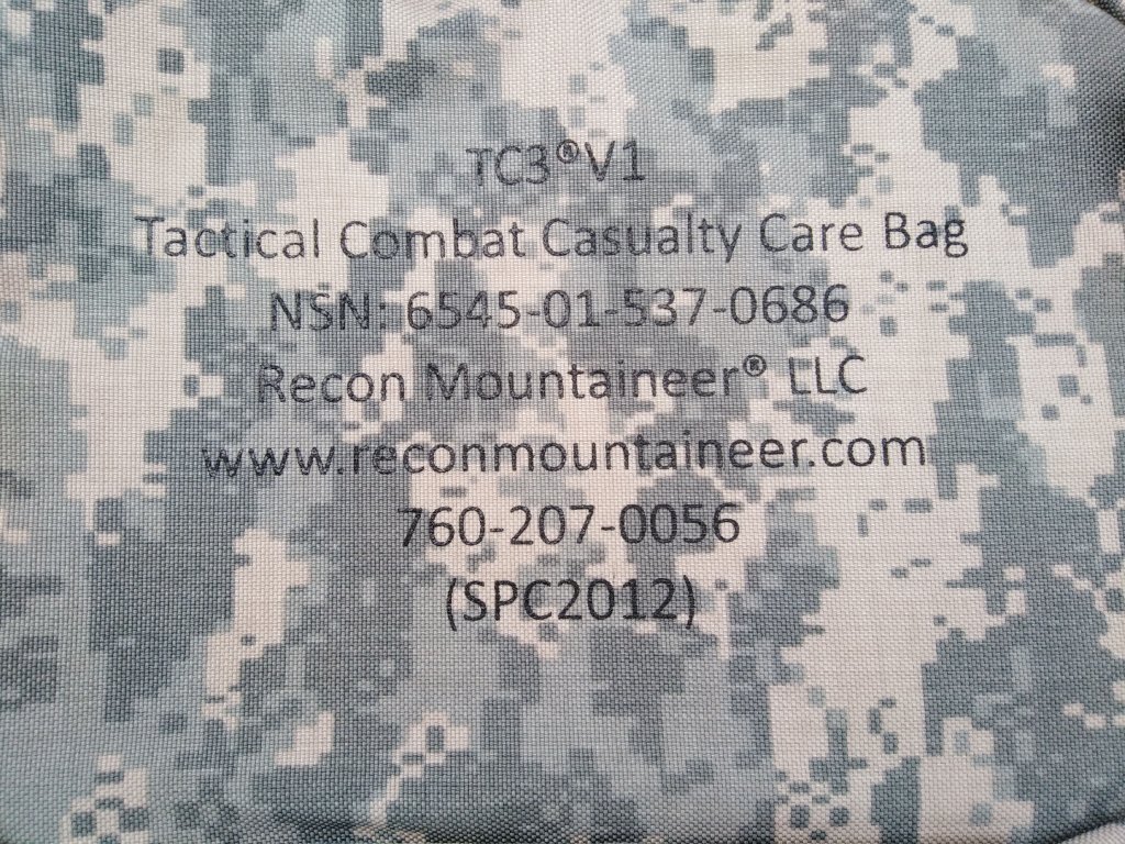 Lékárnička (ledvinka) TC3-V1 Tactical Combat Casualty Care Bag ACU AT ...