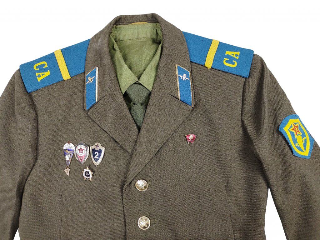 Uniforma vycházková desátník Sovětské výsadkové síly VDV (Rusko,SSSR ...