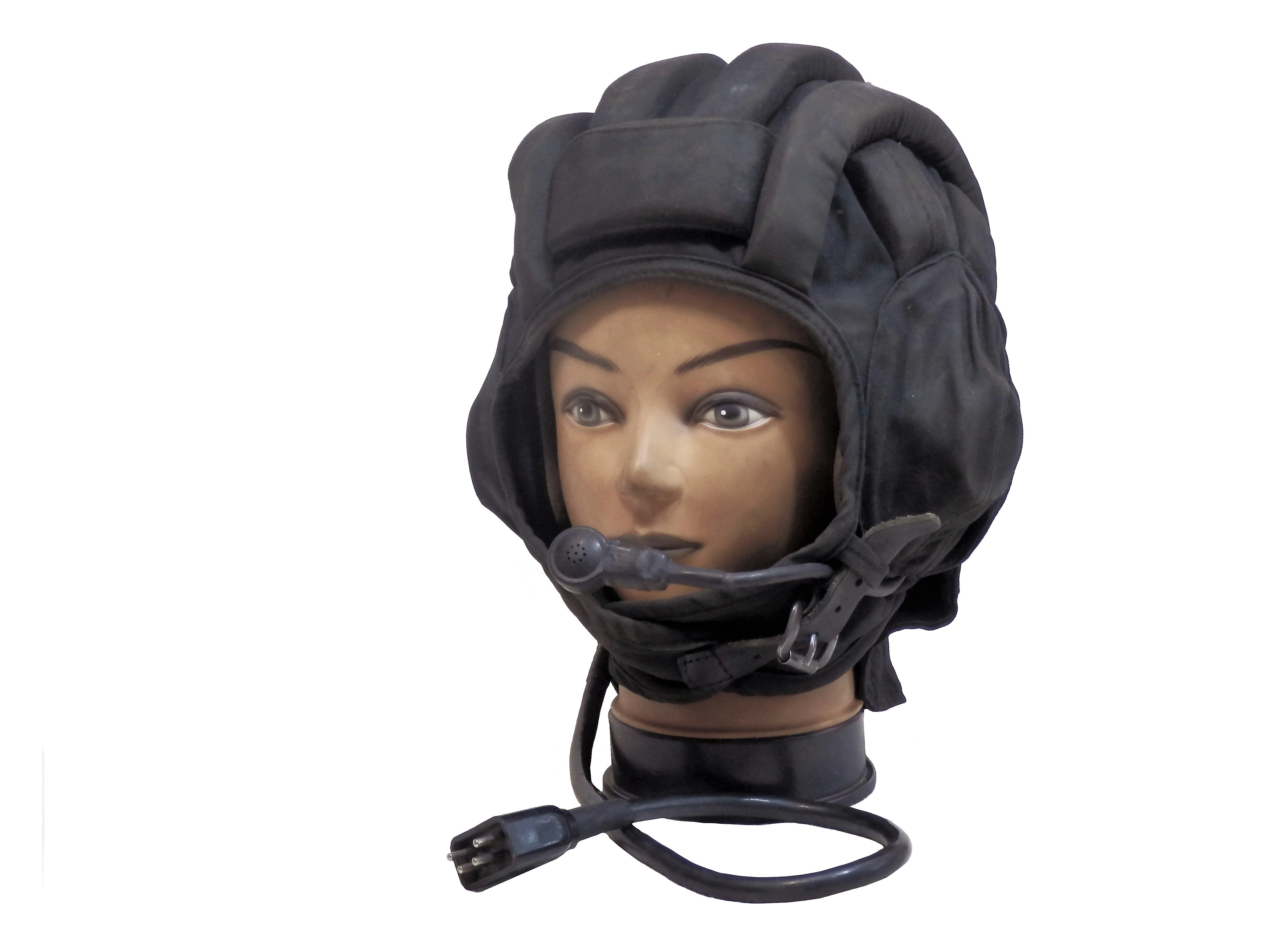 Helma (kukla) tankistická letní černá s mikrofonem originál - ARMY-SURPLUS