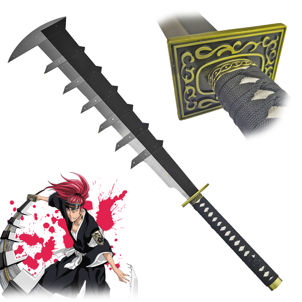 Zanpakuto Abaraie Renjiho "ZABIMARU - SHIKAI" - Bleach | ArmyFantasy.cz