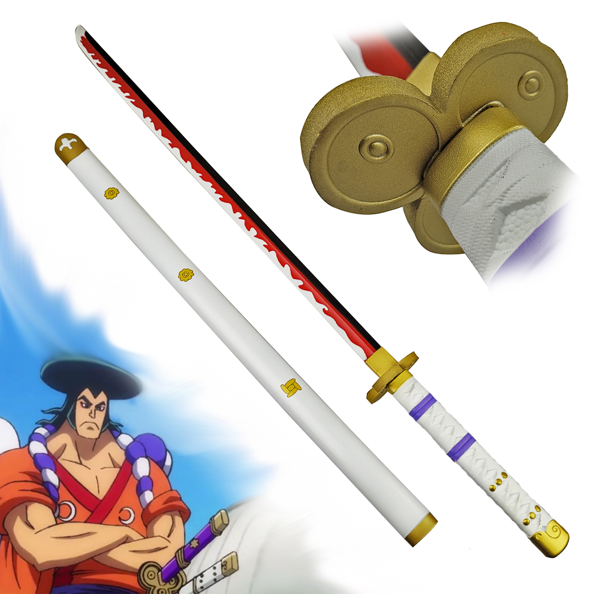 Měkčená katana Meito "AME NO HABAKIRI" - One Piece | ArmyFantasy.cz