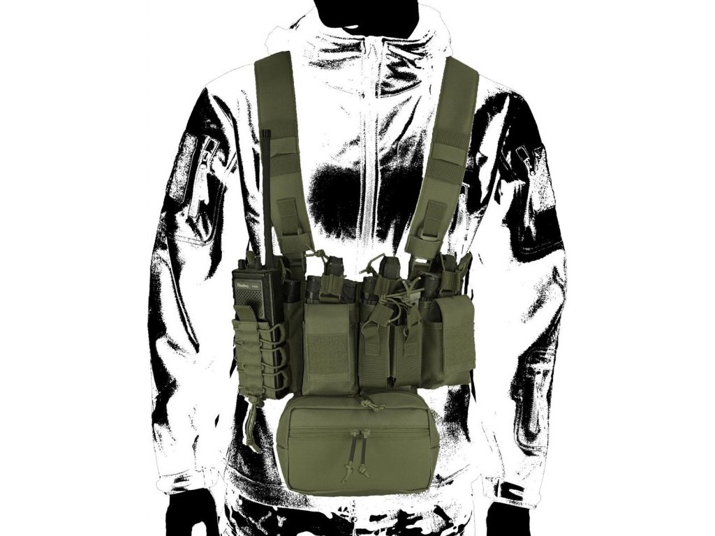 Taktický hrudný nosič Chest Rig Storm Cordura CMG Olive Green - ARMYSURPLUS