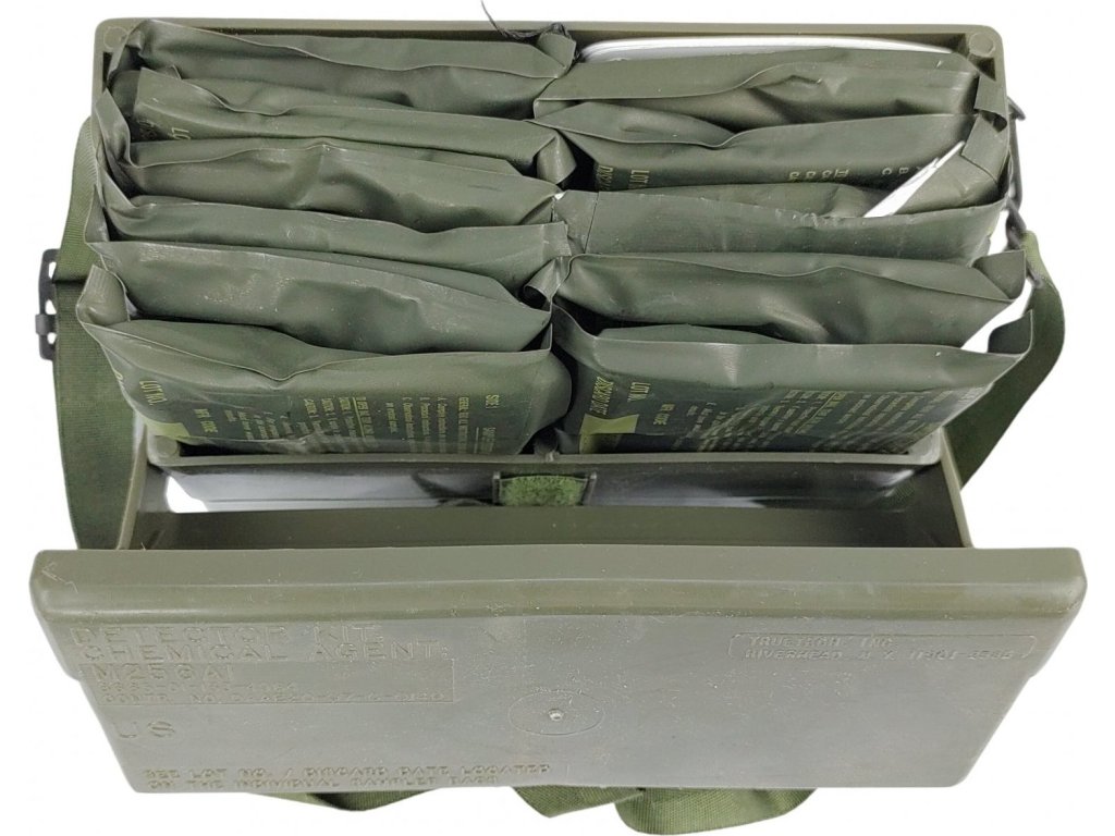 Sada detektora chemických látok M256A1 Chemical Agent Detector Kit US ...