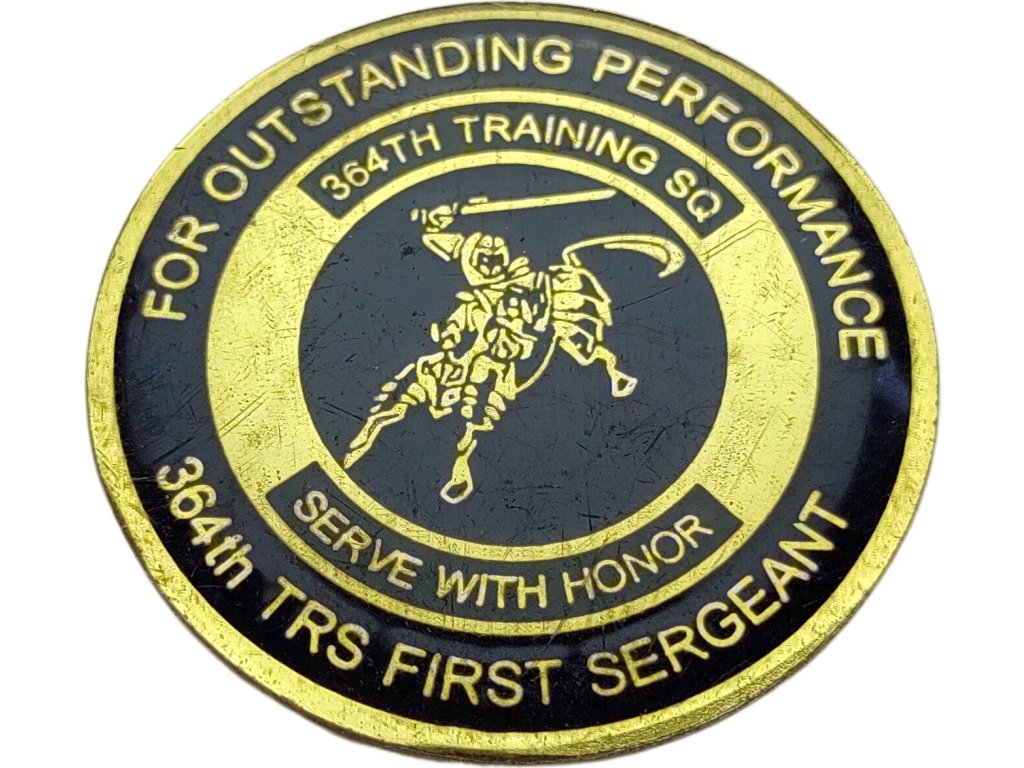 Pamätná razená minca 364th US Air Force Training Squadron - ARMYSURPLUS