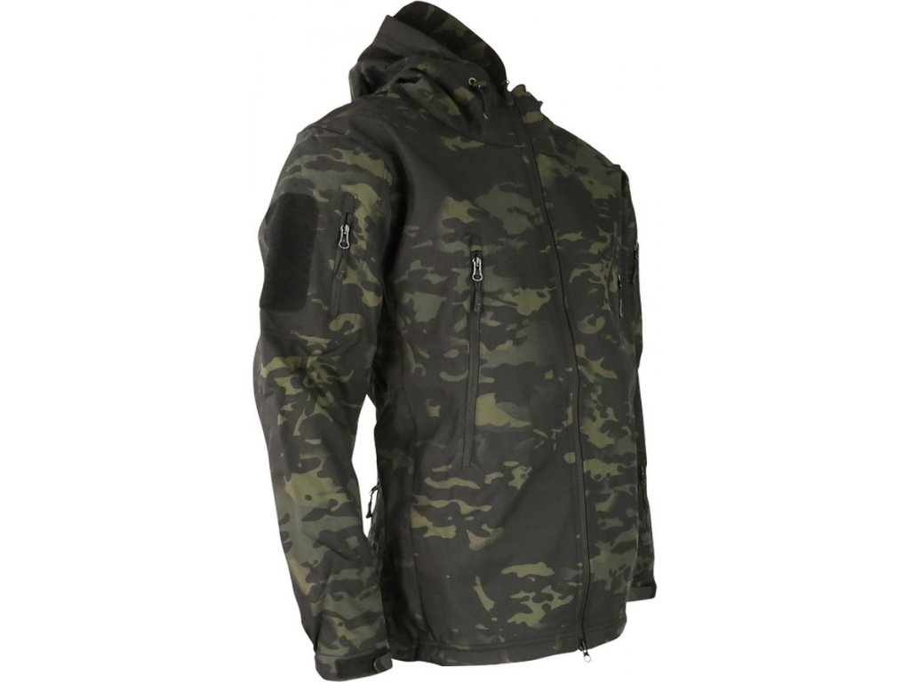 Bunda Softshell PATRIOT Tactical Jacket BTP Black MultiCam Kombat ...