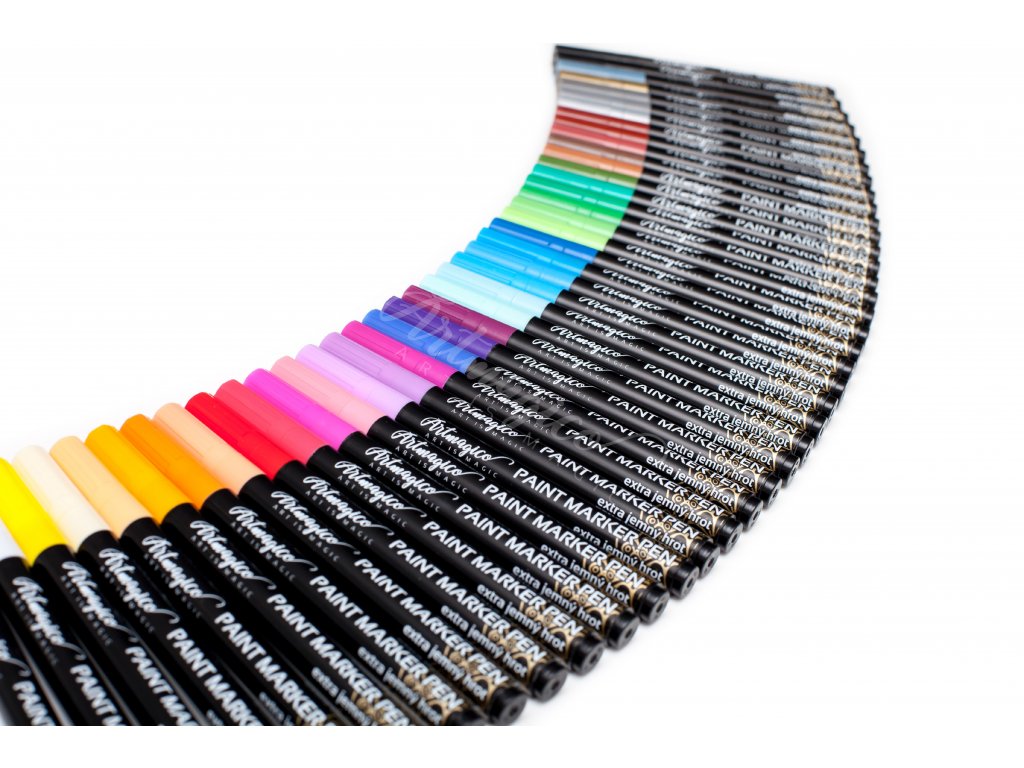 Artmagico Acrylic markers with extra fine tip 42 pcs - Artmagico