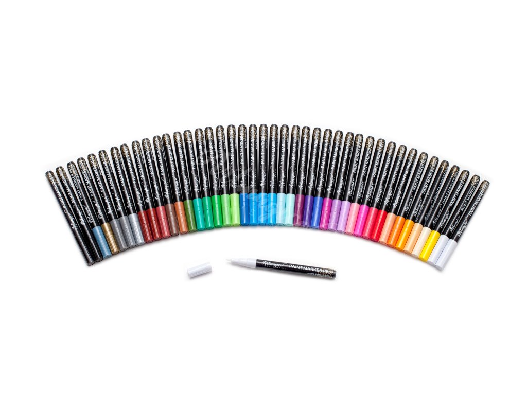 Artmagico Acrylic markers with extra fine tip 42 pcs - Artmagico